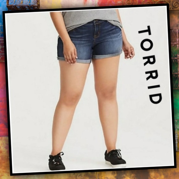 torrid | Shorts | Torrid Cuffed Hem Jean Shorts T7cuff435b | Poshmark
